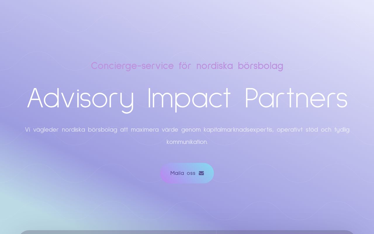 Advisory Impact Partners (AIP)